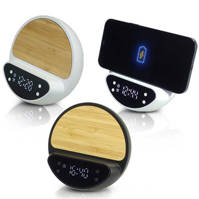 שעון מעורר עם מטען אלחוטי – גאדג'טשופ